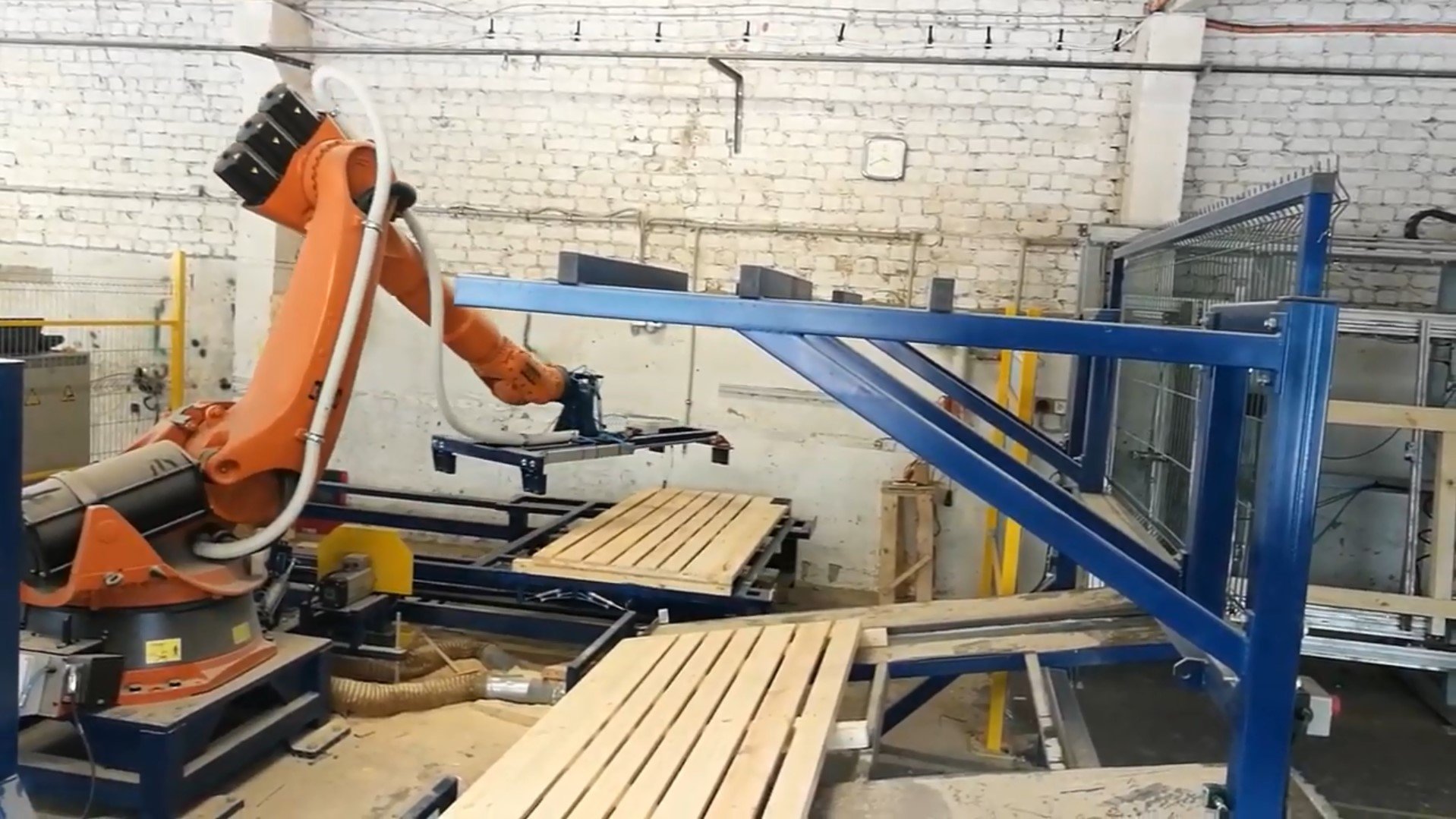 Automatic Panel Nailing, Calibration and Palletizing | Automatikos biuras